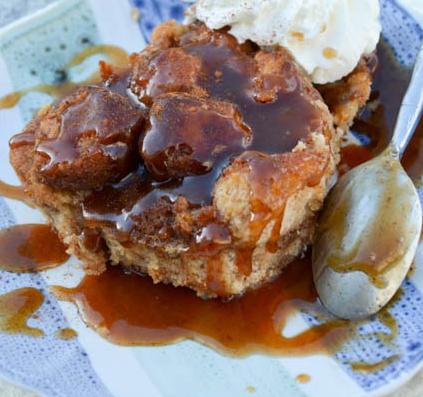 Apple Fritter Bread pudding | Cook's Day Off